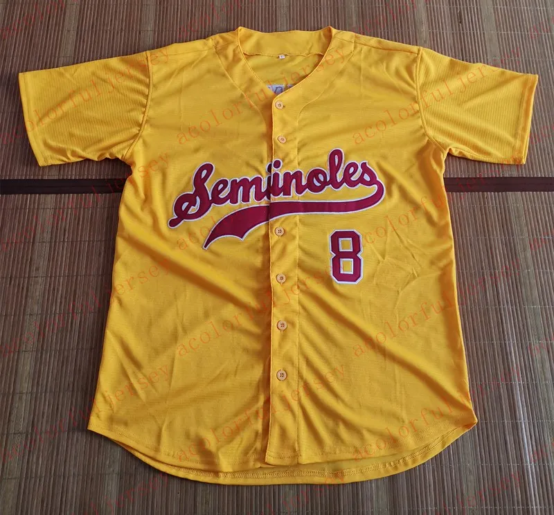 Buster Posey Deion Sanders FSU Baseball Jersey Dick Howser J Drew Mike ...
