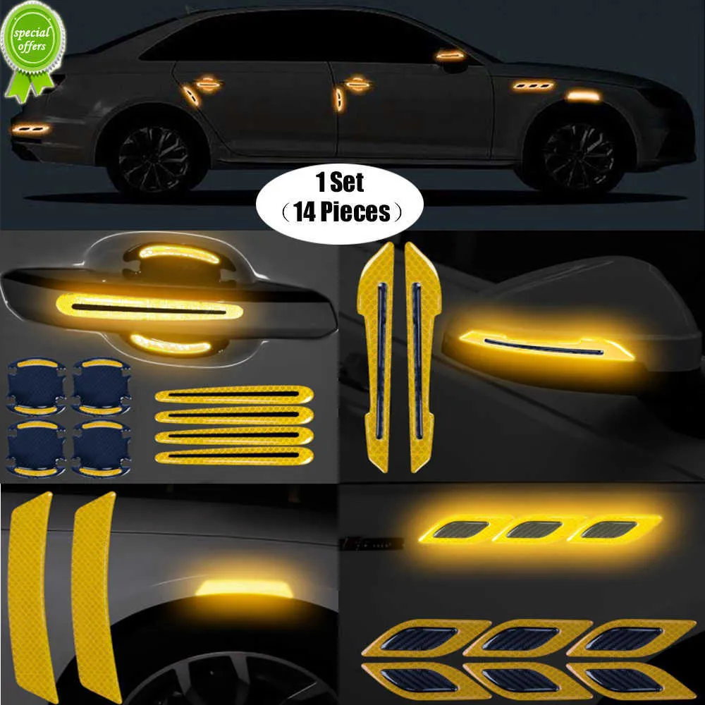 Rearview Mirror Reflective Reflective Stickers For Auto Styling Night ...