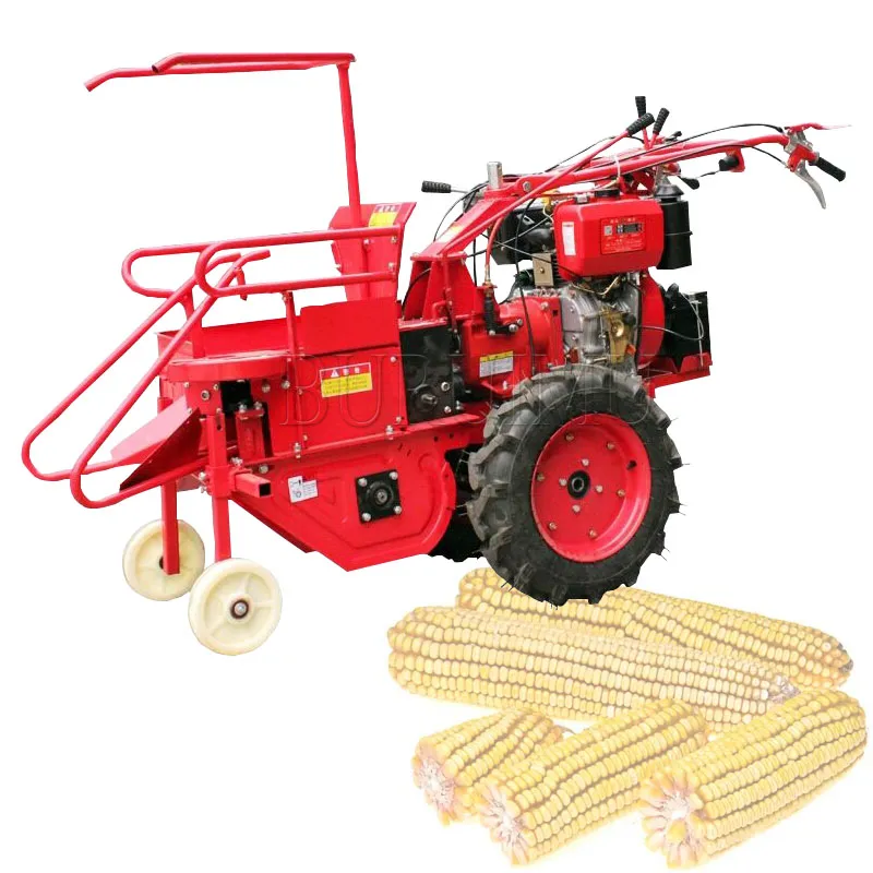 Efficient Corn Harvesting Machine: Compact Walk Behind Single Row Field ...