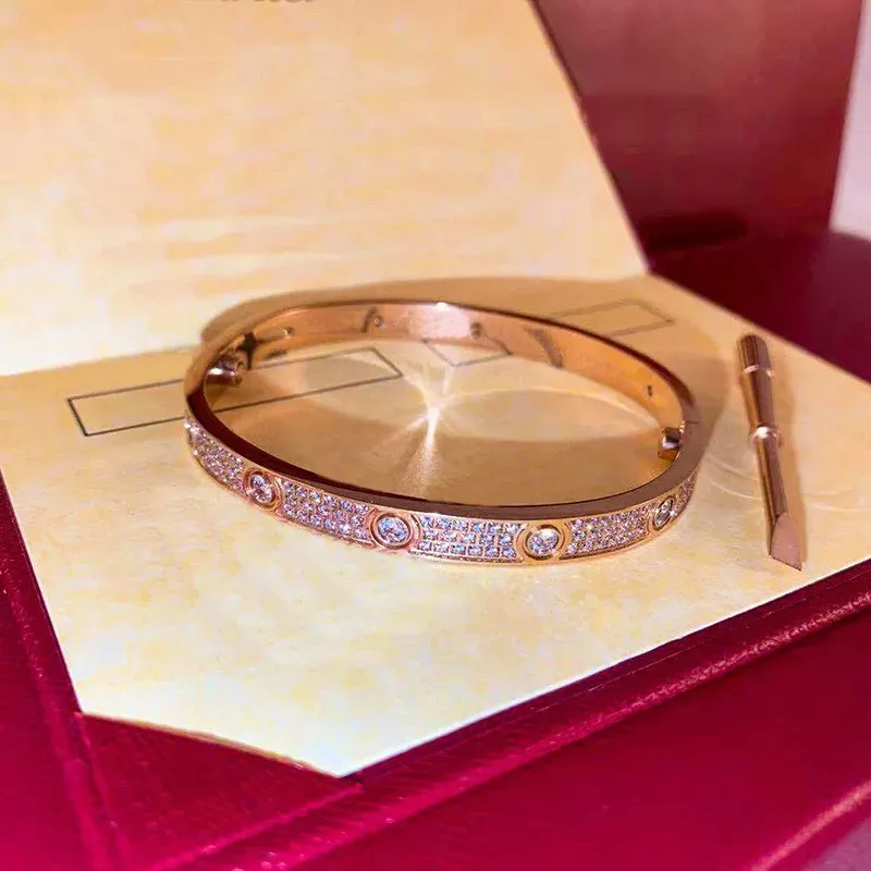Designer Screw Bracelet with Diamonds - Stainless Steel Silver Star ...
