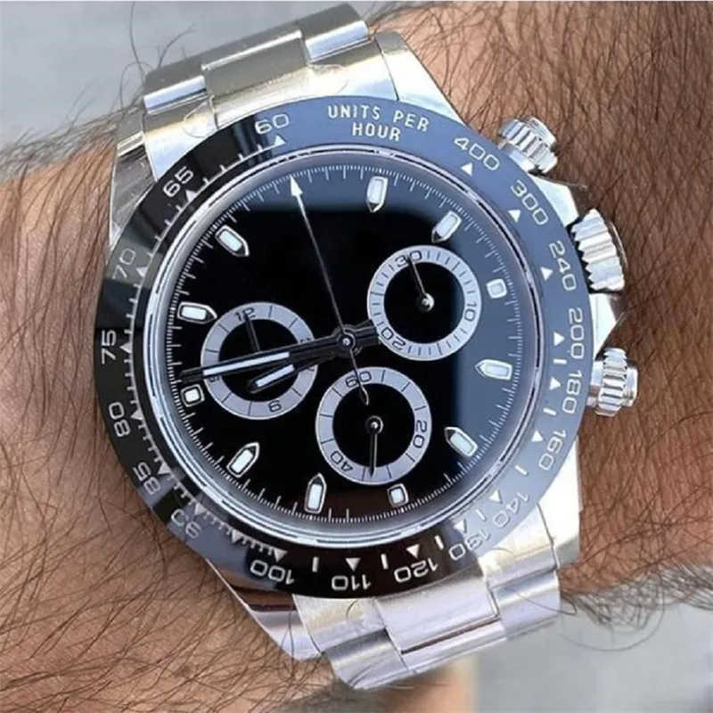 Men's Automatic Mechanical Stainless Steel Wrist Watch With Subdials ...