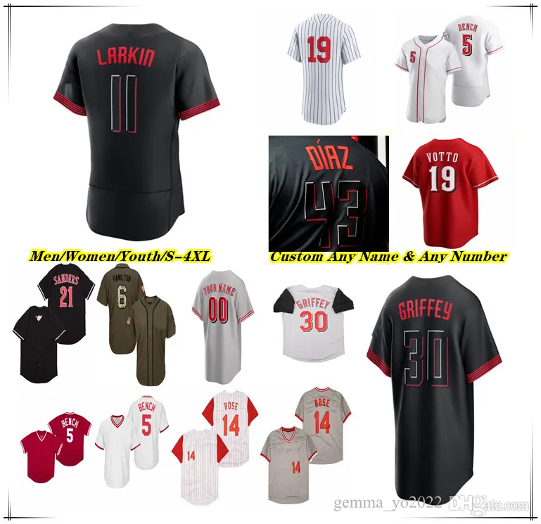 Jonathan India 2023 City Connect Baseball Jersey Tyler Stephenson ...