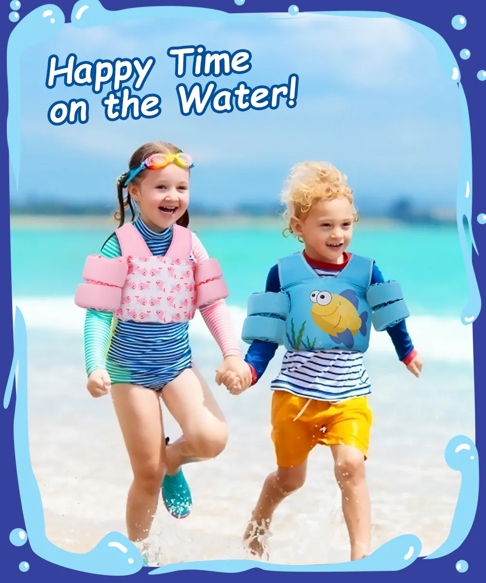 MoKo Life Vest Buoy Kids Swimming Float Jacket For Children Safe Swim ...