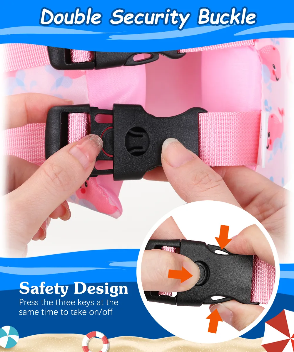 MoKo Life Vest Buoy Kids Swimming Float Jacket For Children Safe Swim ...