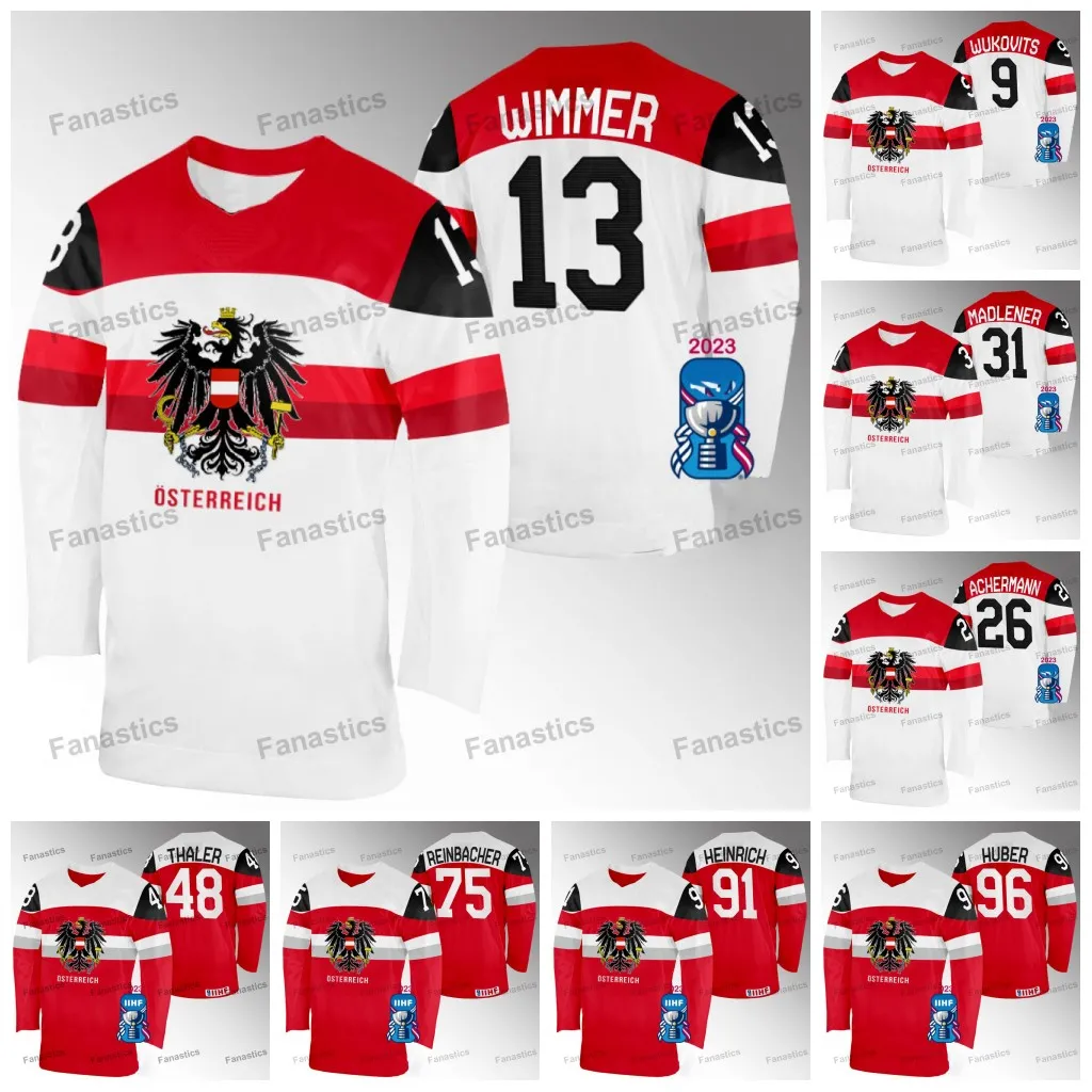 Australia Hockey 2023 Campeonato Mundial IIHF Jersey Blanco Local Peter ...