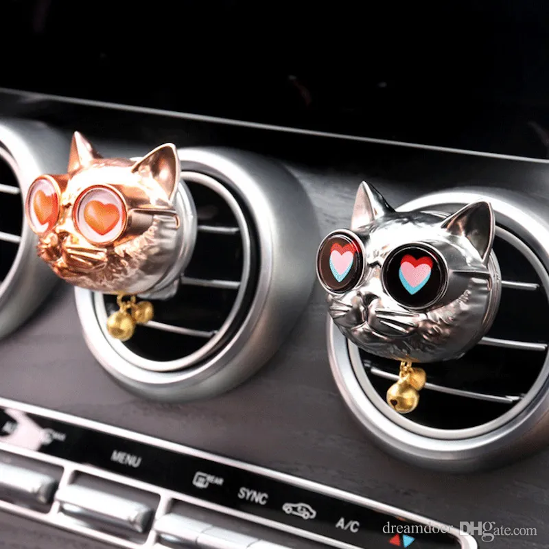 Aromatherapy Car Air Freshener Clip Fashionable Cat Vent Perfume ...