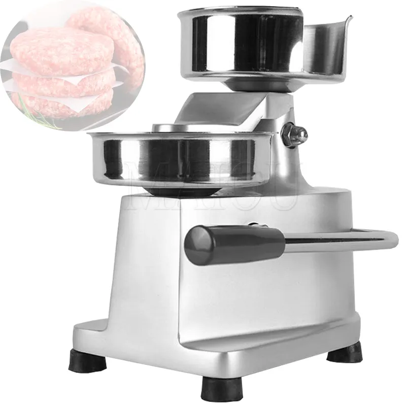 Commercial Hamburger Beef Patty Press Machine Manual Stainless Steel ...