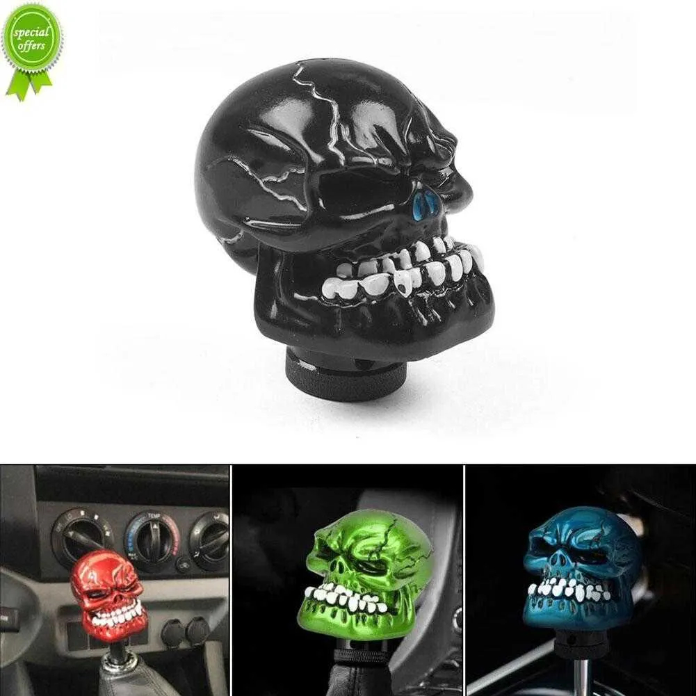 DHgate.com:Racing Skull Shift Knob for Manual Cars - Black Aluminum ...