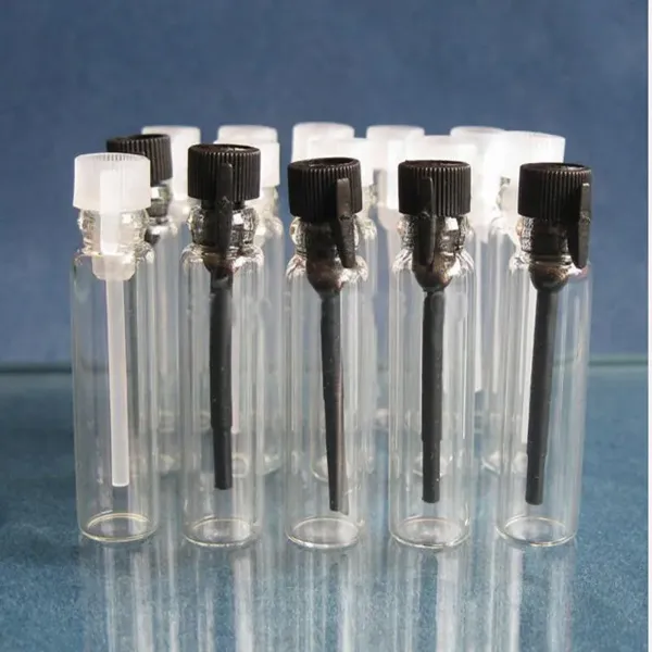 Mini Perfume Sample Vials 1ML 2ML 3ML Empty Glass Tester Bottles With ...