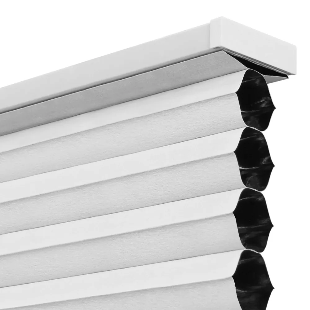 Cordless Cellular Shades - Room Darkening Honeycomb Blinds, White 36x64 ...