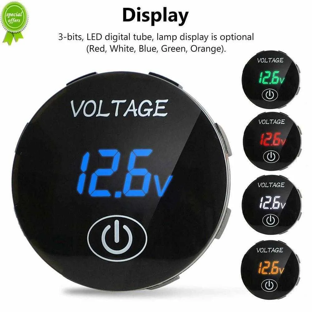 Waterproof Mini LED Panel Digital Volt Outlet Voltage Meter Display ...