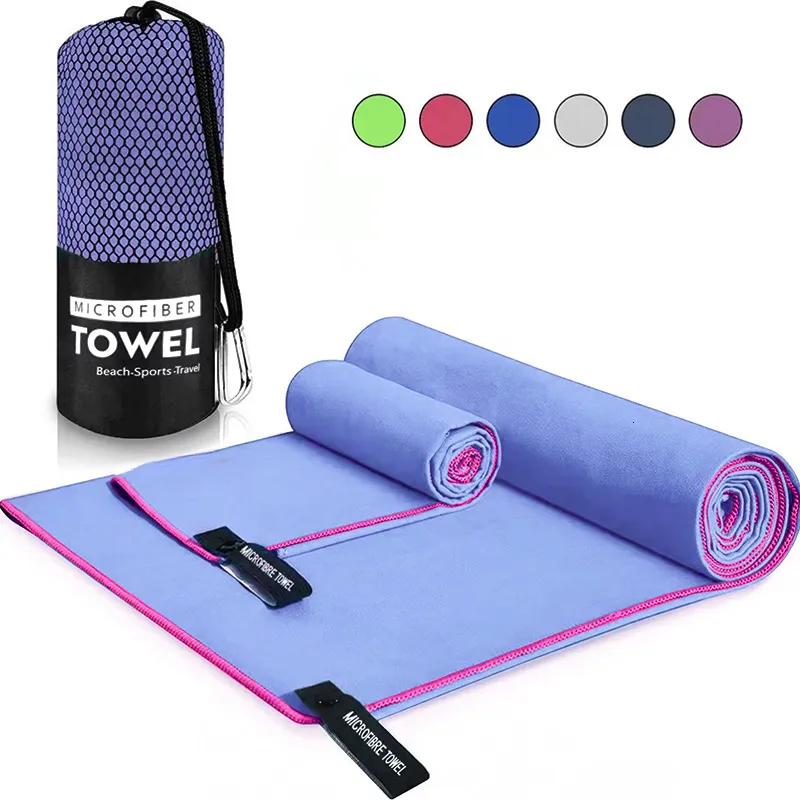 Lightweight Microfiber Towel - Fast Drying, Super Absorbent, Large ...