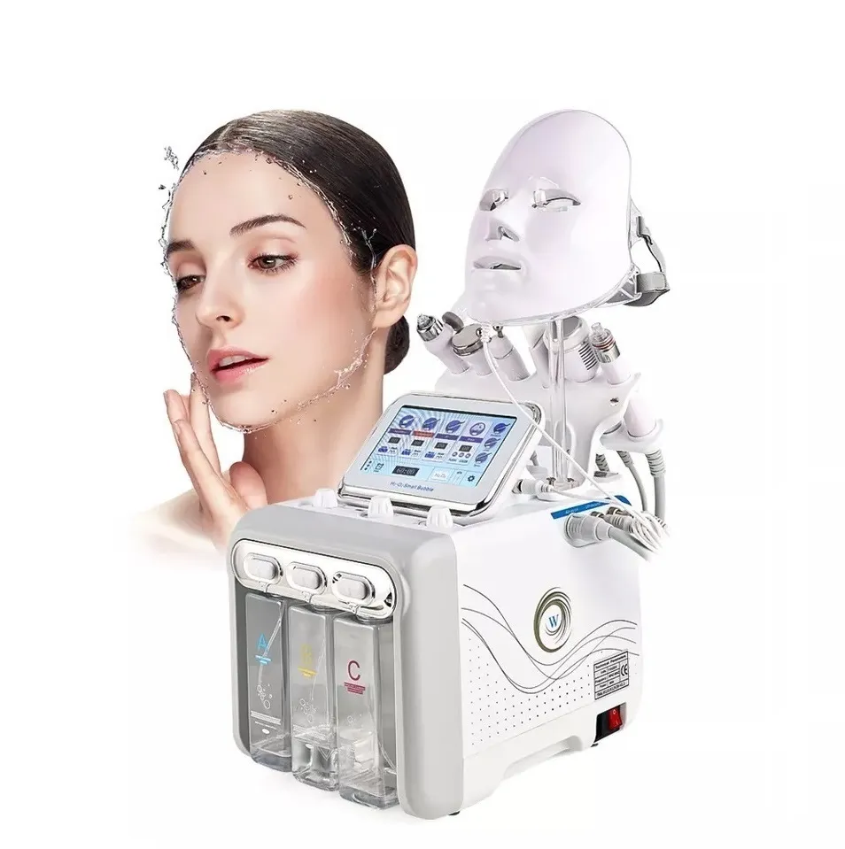 Professional 8 In 1 Facial Therapy Device: Oxygen Lift & Skin Hydro ...