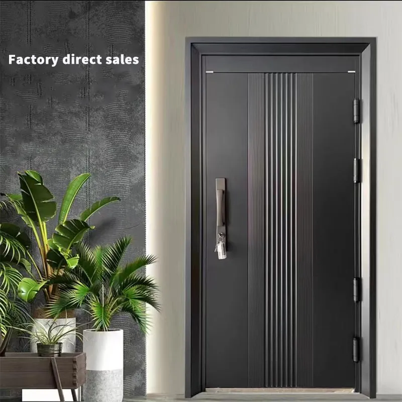 Premium Security Entry Door - Carved Anti-Theft, Cast Aluminum, Armored ...