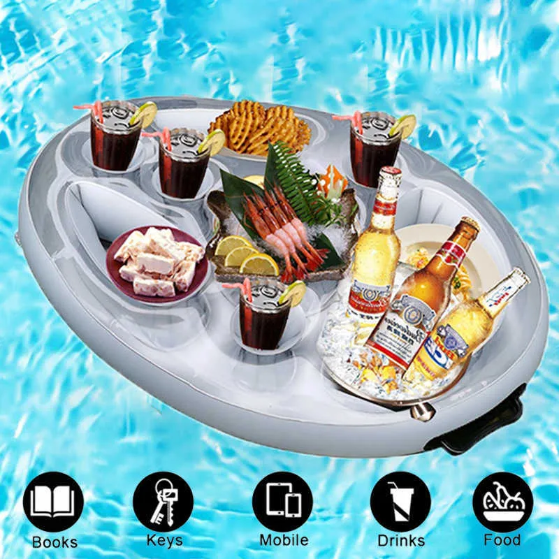 Inflatable Drink Floats Tray Floating Cup Holder For Pool Beach, Beer ...