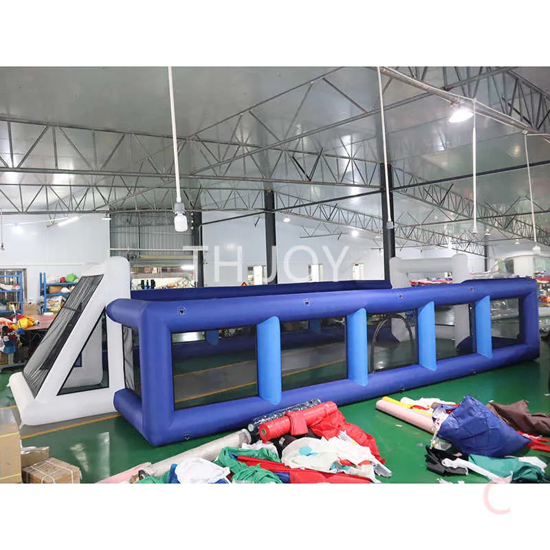 Large Inflatable Ball Outdoor Portable Inflatable Soccer Field, 12x6m ...