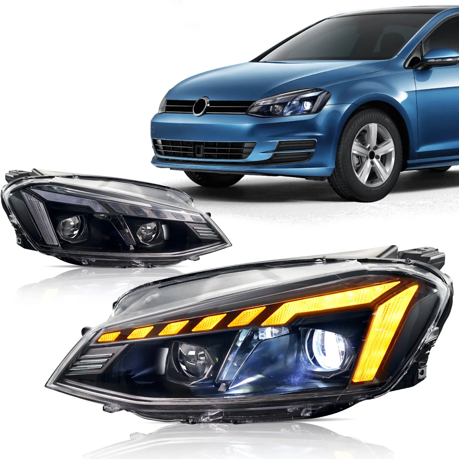 LED Headlights Assembly For V W Golf 7 20 14 20 17... From Maxdo, $437. ...