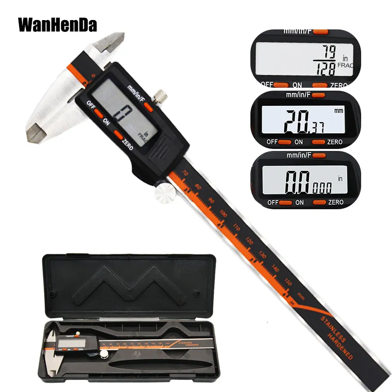 Digital Caliper 6 Inch Stainless Steel High Precision LCD Vernier ...