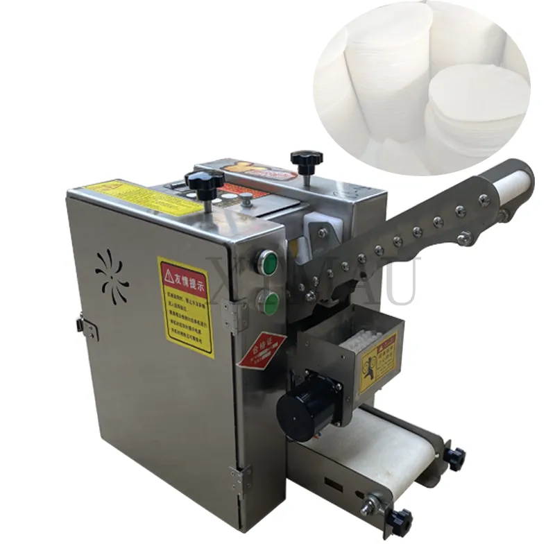 Electric Dumpling Skin Maker: Cut & Press 220V Wonton Wrapper Machine ...