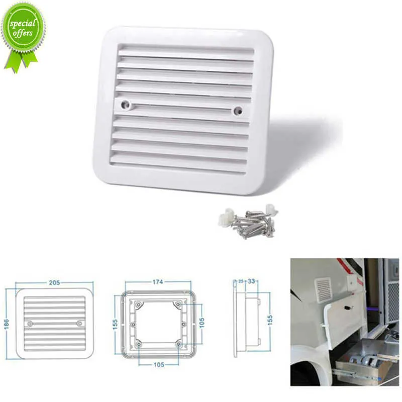 12V RV Vent Fan - Quiet Side Air Exhaust, Unidirectional, Dustproof for ...
