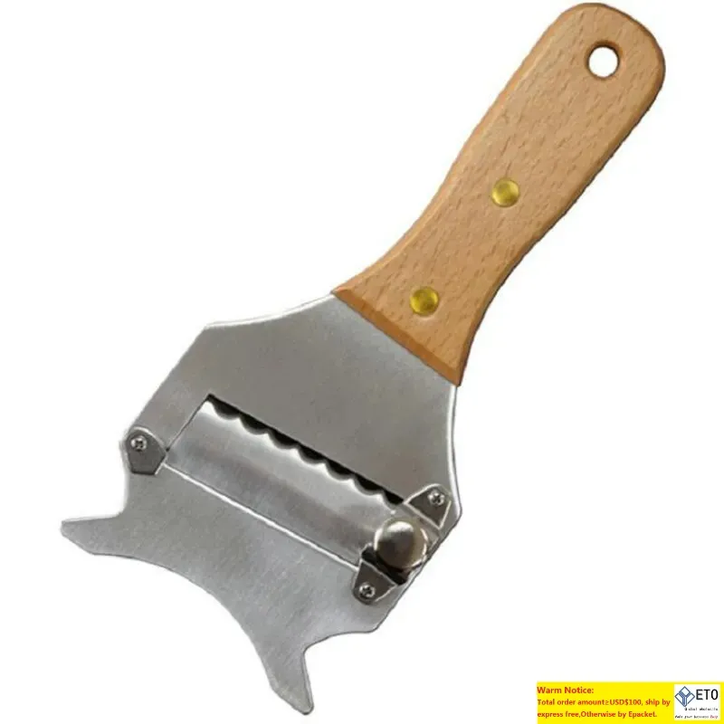 Stainless Steel Truffle Slicer Beech Wood Handle Cheese Grater Dessert ...