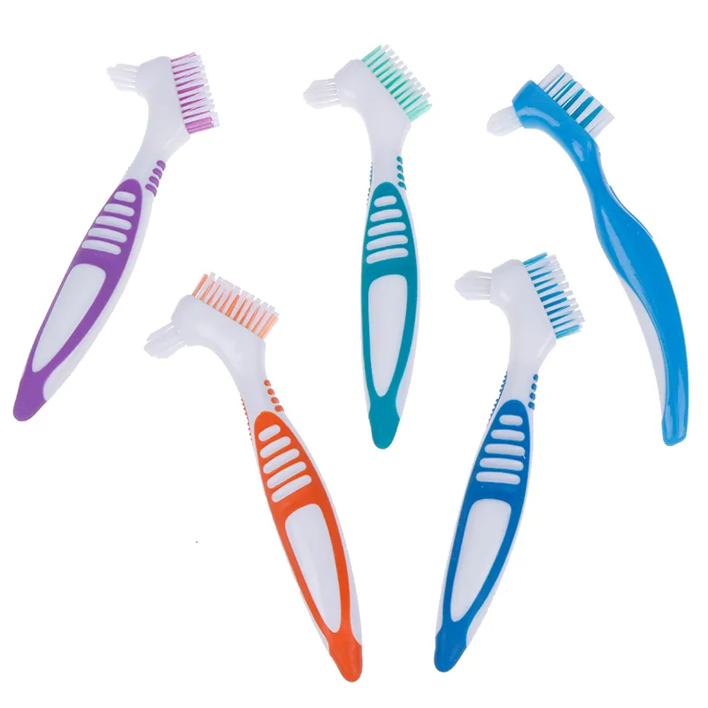 DHgate.com:Toothbrush Denture Cleaning Brush Bristles, Ergonomic Rubber ...