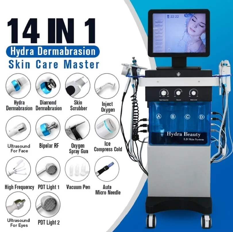 Hydro Oxygen Hydrodermoabrasion 14 En 1 Equipo De Belleza ...