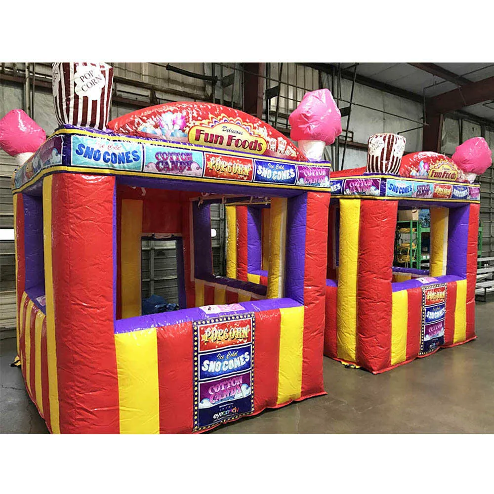 Custom 10x8 ft Inflatable Concession Stand Tent Arch Shape 210d Oxford ...