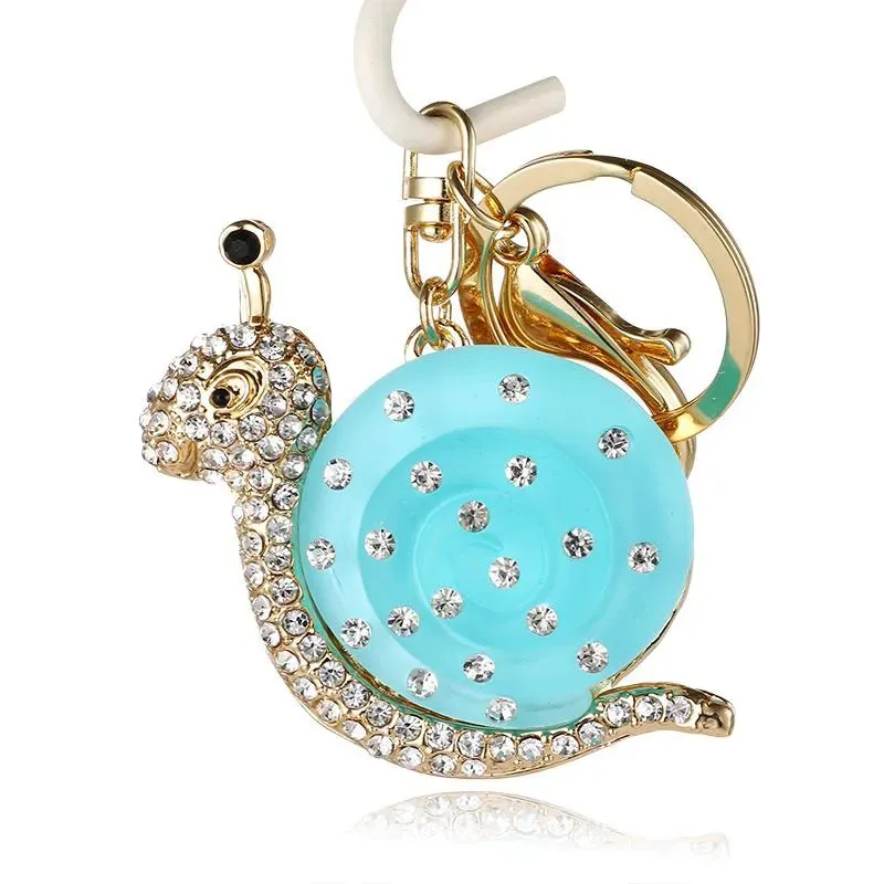 Cute Snail Keychain Pendant - Stylish Car Keyring, Handbag Charm, Women ...