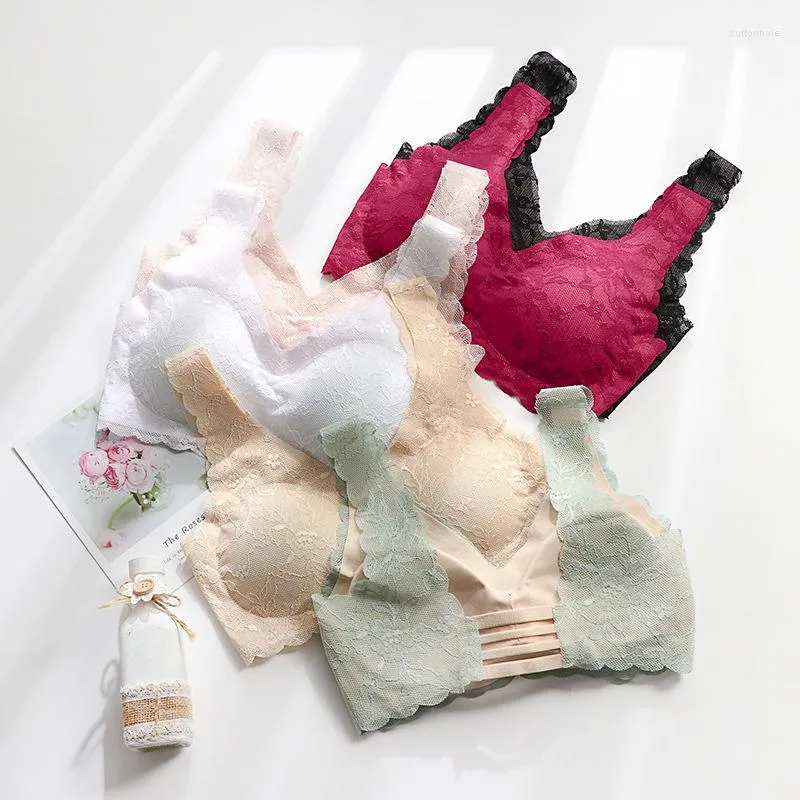 DHgate.com:Bustiers & Corsets Floral Printed Bras For Women Seamless ...