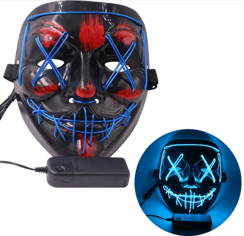 Festive Light Up Masks: Multi-Color LED Masquerade Mask for Parties ...