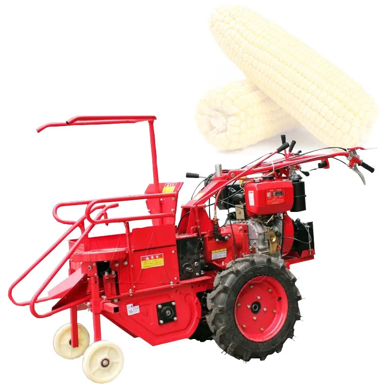 DHgate.com:Small Corn Combine Harvester Straw Pulverizer Diesel Walking ...