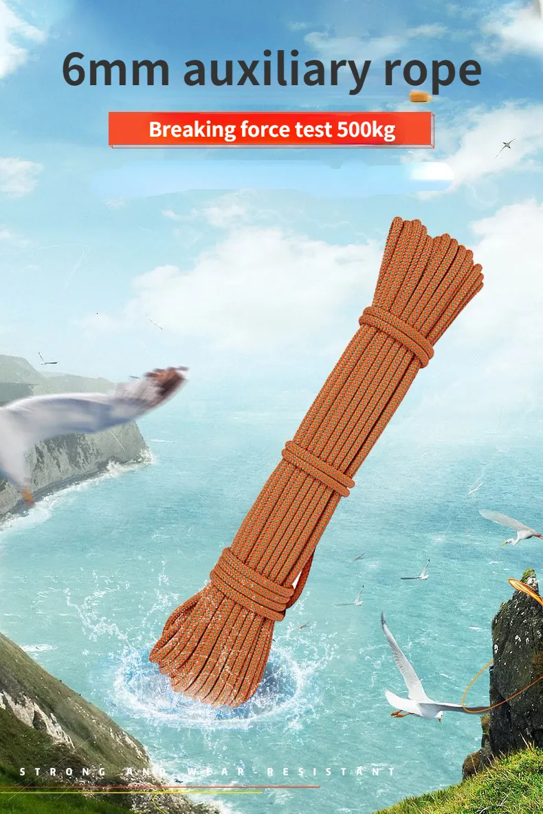 DHgate.com:Non-Slip Climbing Rope - 6mm Portable Survival Rope ...