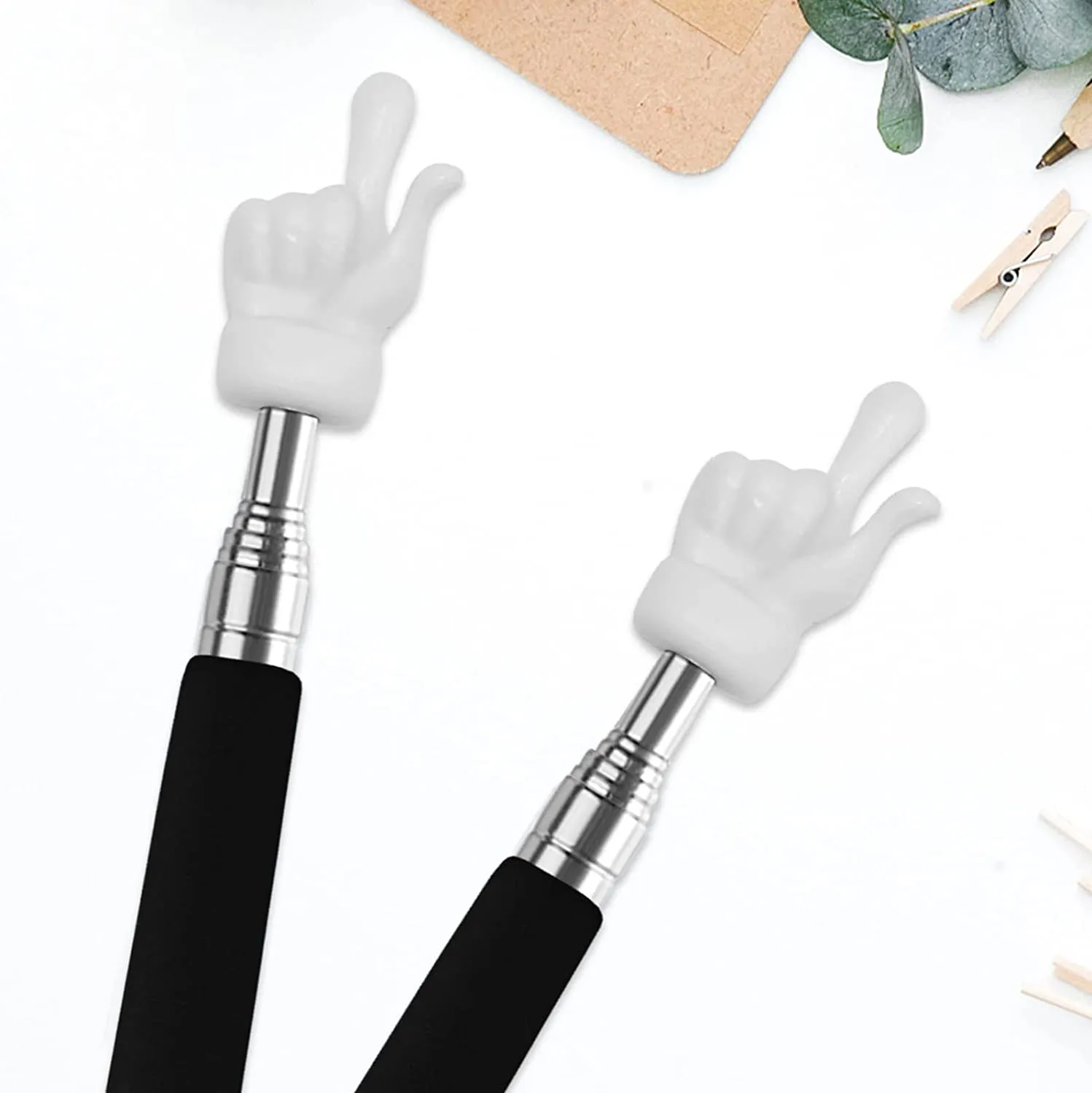 middle finger pointer stick
