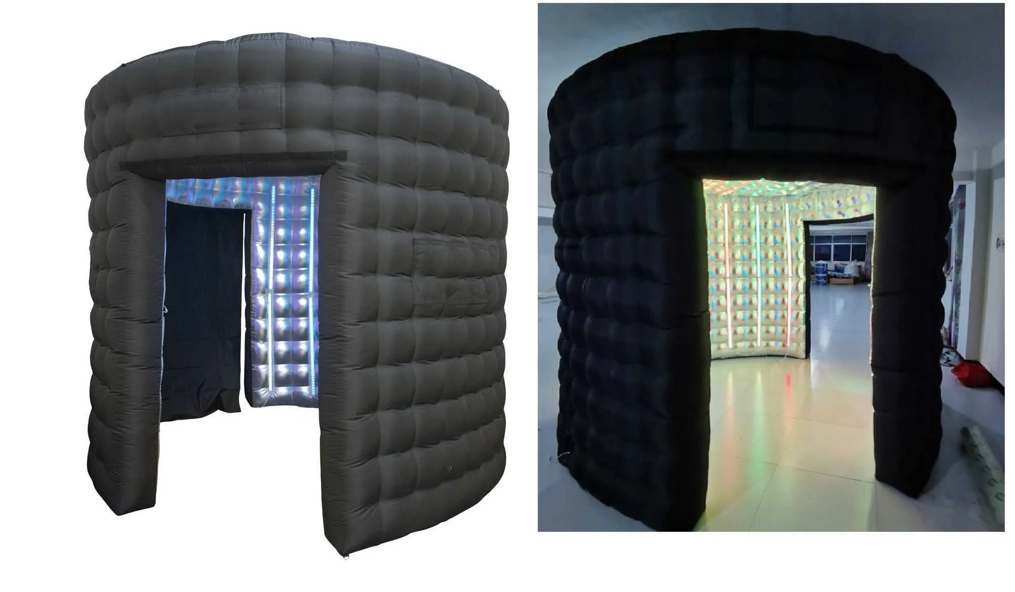 360 Inflatable LED Photo Booth With Commercial Inflatable Blower ...