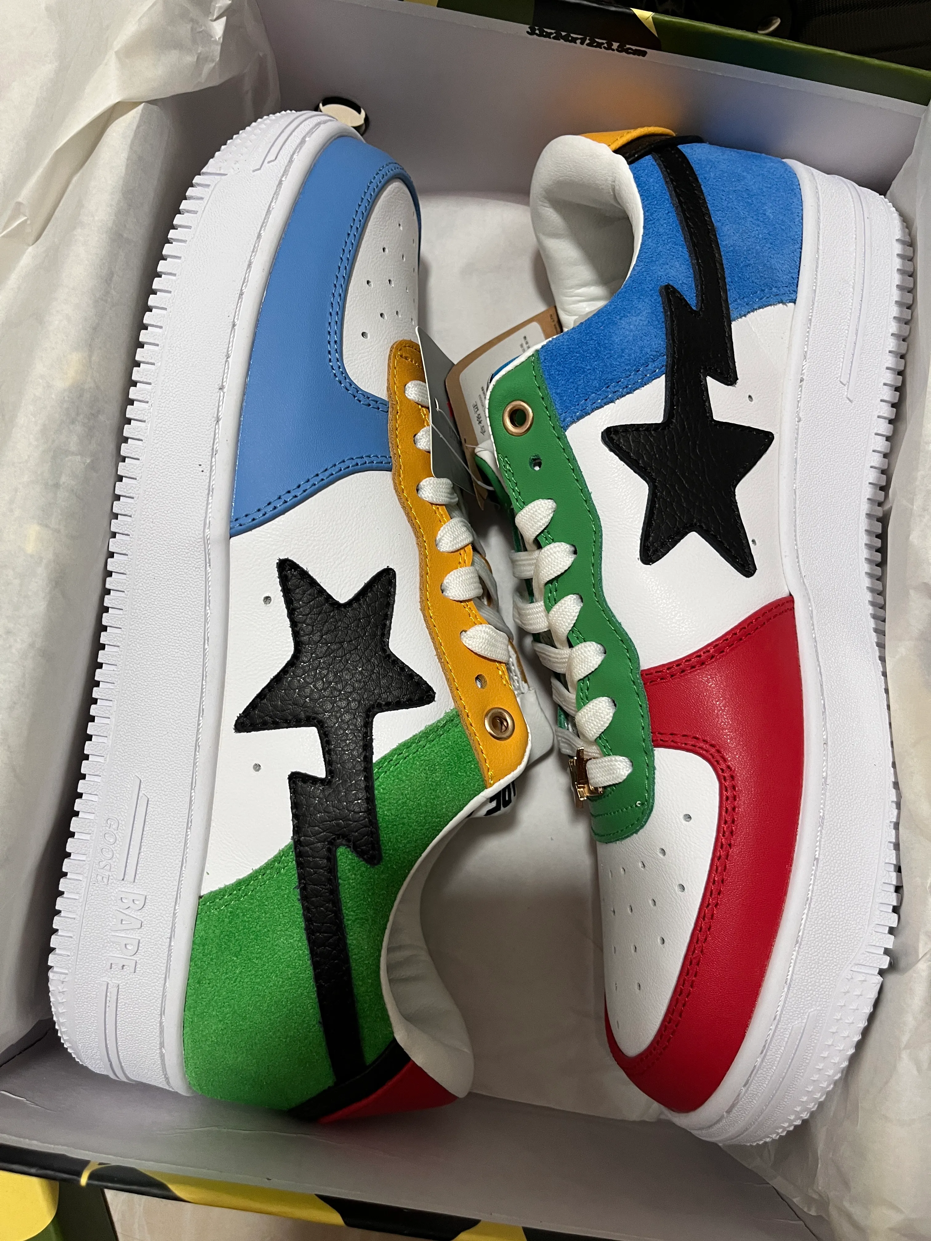 OGS 2023casual Mens Bapestas Baped Designer Platform Sneakers Bapesta ...