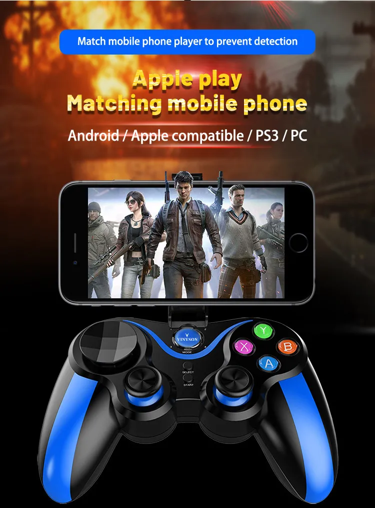 DHgate.com:Wireless Bluetooth Mobile Phone Game Controller with 6-Axis ...