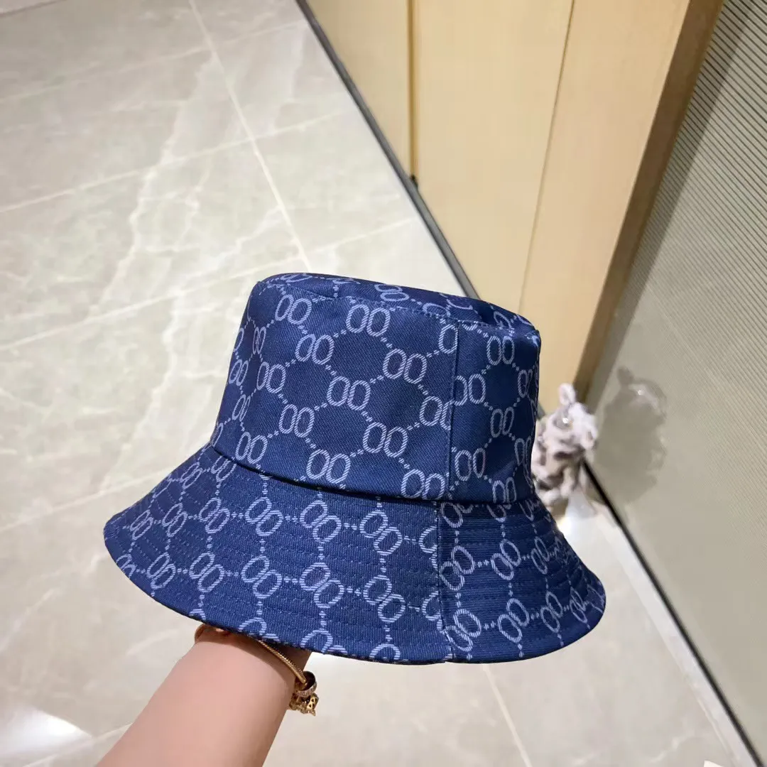 Top Designer Bucket Hat Fitted Hats Sun Prevent Bonnet Letter Design ...