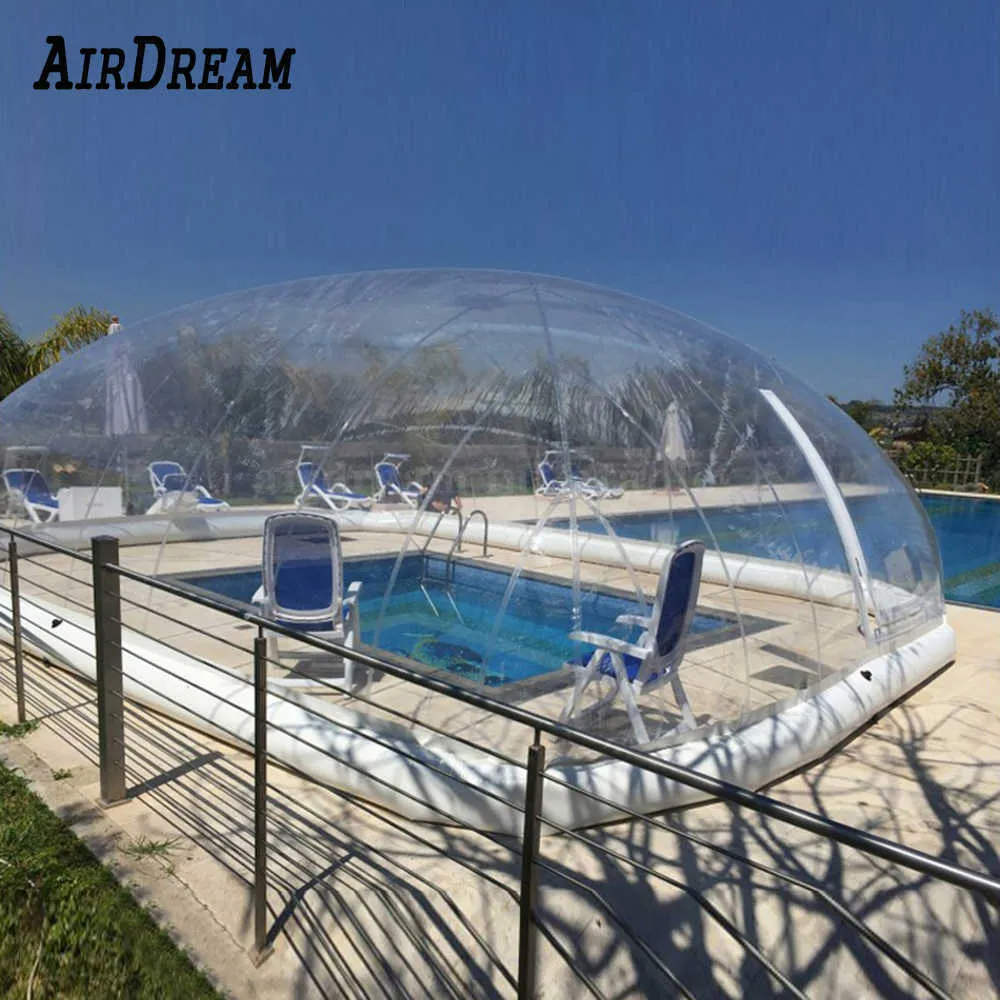 Inflatable Pool Cover Tent - Winter Pool Protection, Above Ground ...