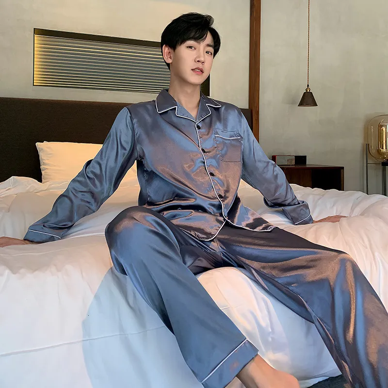 DHgate.com:Satin Sleepwear for Men, Pajamas Set for Mens Loungewear ...