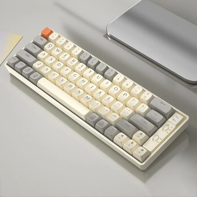 DHgate.com:Gold Switch Mini Mechanical Wireless Keyboard, 65 Keys Plug ...