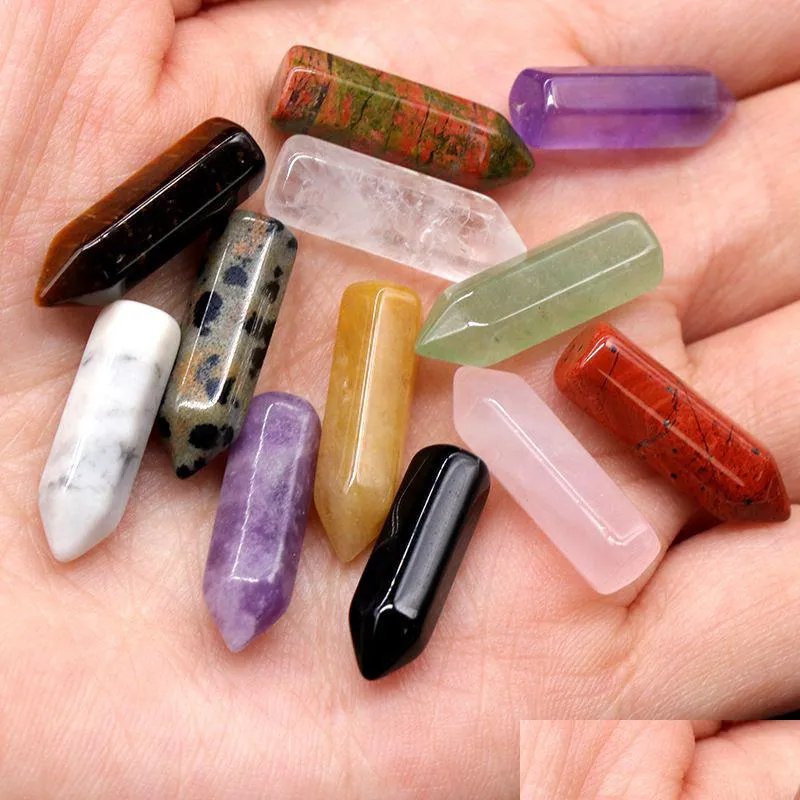 DHgate.com:Agate Hexagon Loose Beads for Chakra Jewelry Making, 6x21mm ...