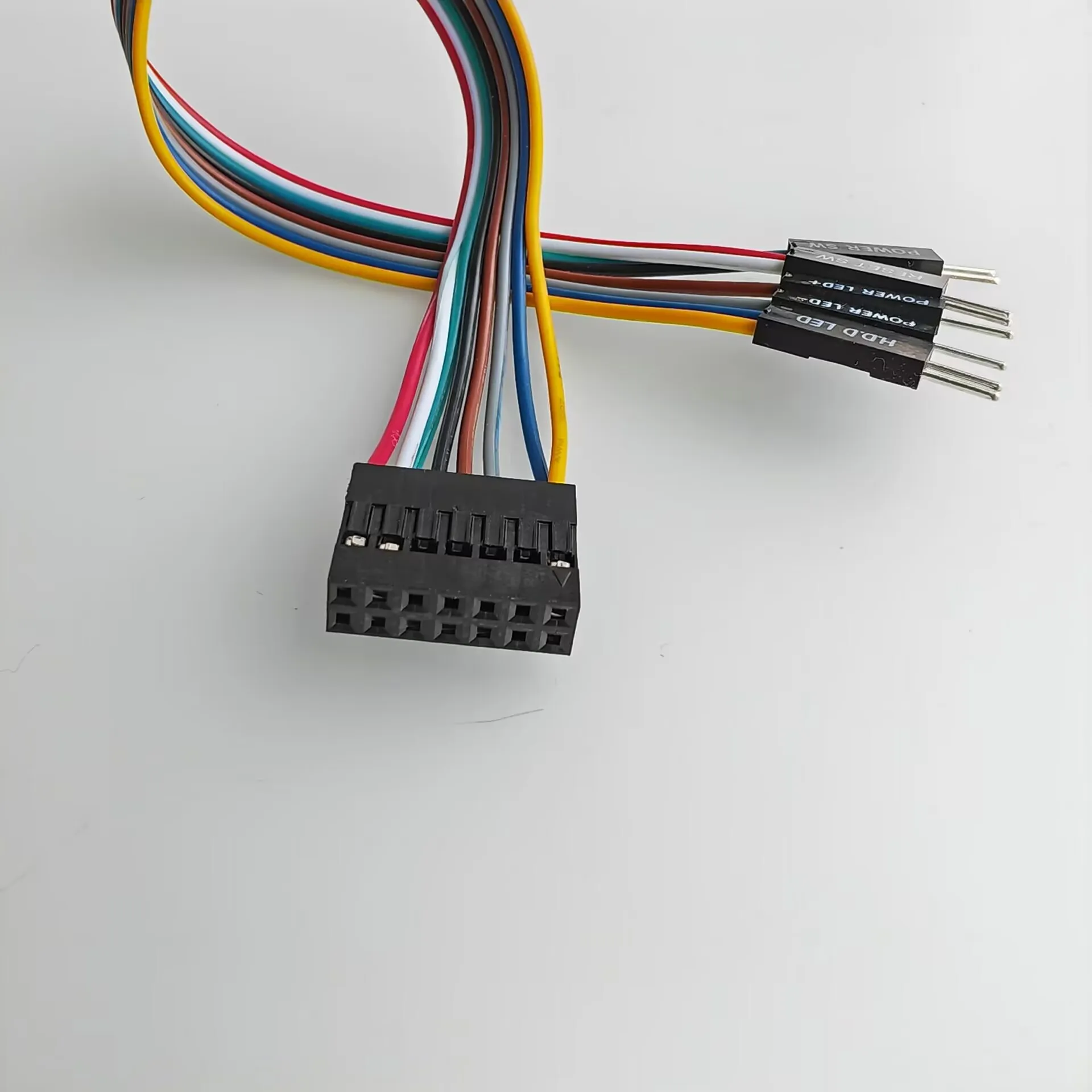 Lenovo Mainboard Power LED Reset Switch Cable 12P/9P USB/14P Audio, 8p ...