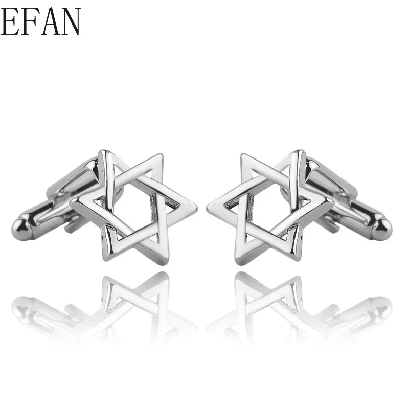 DHgate.com:Star of David Cufflinks: Stylish Hexagonal Cufflinks for Men ...