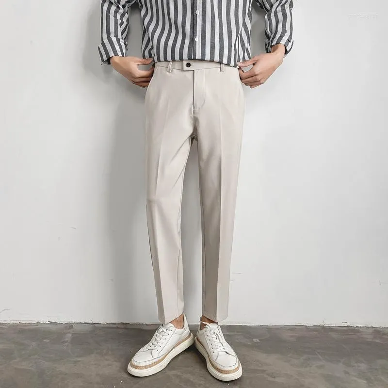 DHgate.com:Mens Slim Fit Casual Long Straight Loose Suit Pants, MRMT ...