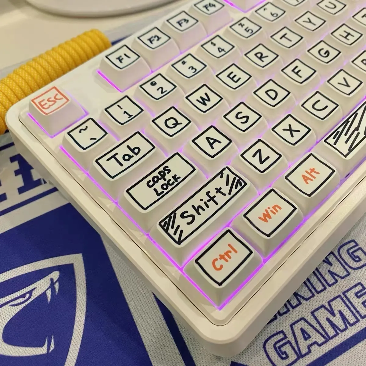 Custom Cute Anime XDA Profile PBT Keycaps For MX Switch Mechanical ...