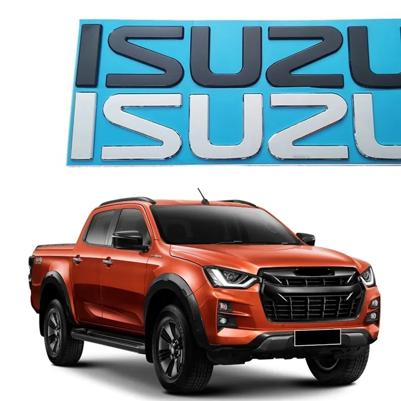 ISUZU DMAX D MAX Rear Trunk Styling Emblem With Front Hood Letter ...