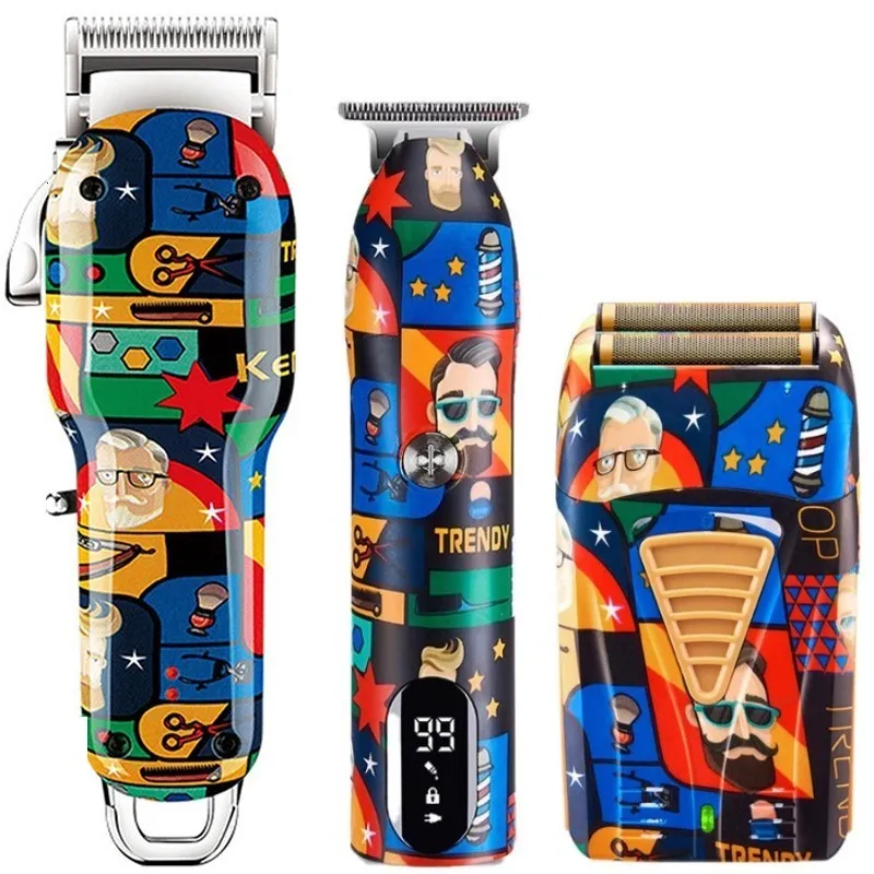 Hair Trimmer Barber Shop Hair Clipper Electric Hair Trimmer Shaver ...