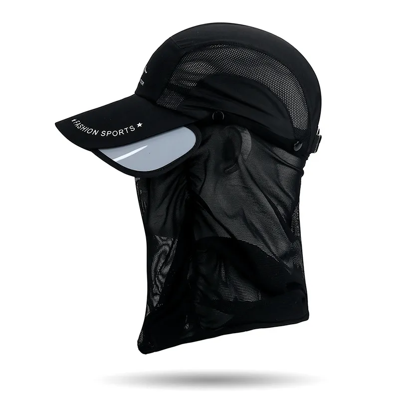 caps with neck flaps