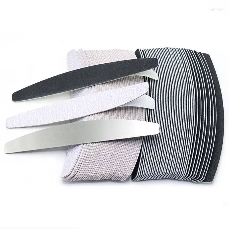 DHgate.com:100Pcs Black/Grey EVA Sandpaper Nail Files with Steel Handle ...